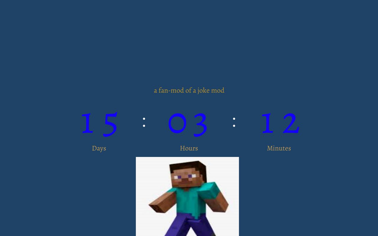 you can tell what mod this fan-mod is based on